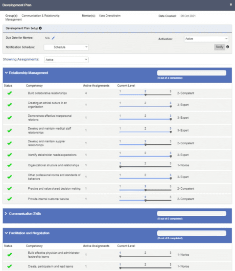 Cabem Competency Manager Real Time Progress Tracking