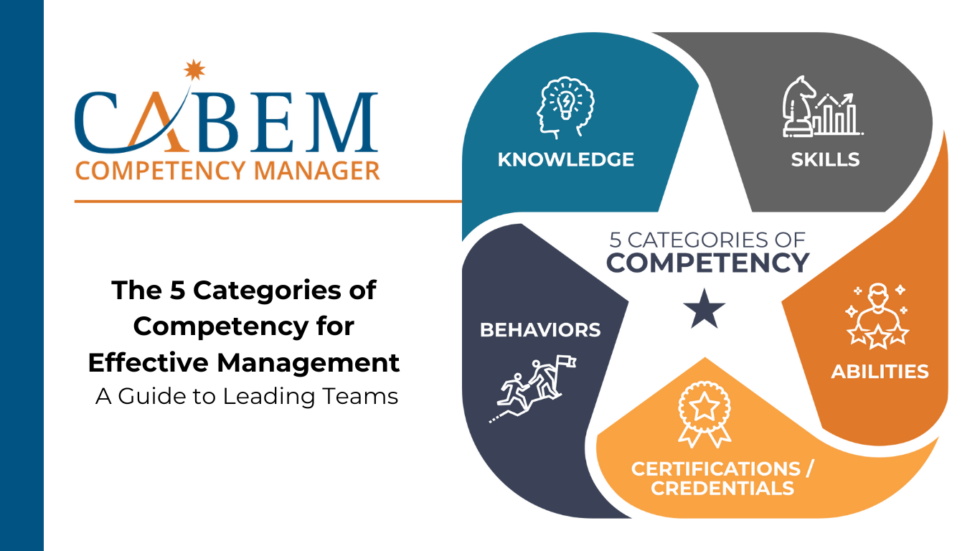 The 5 Categories of Competency for Effective Management | CABEM
